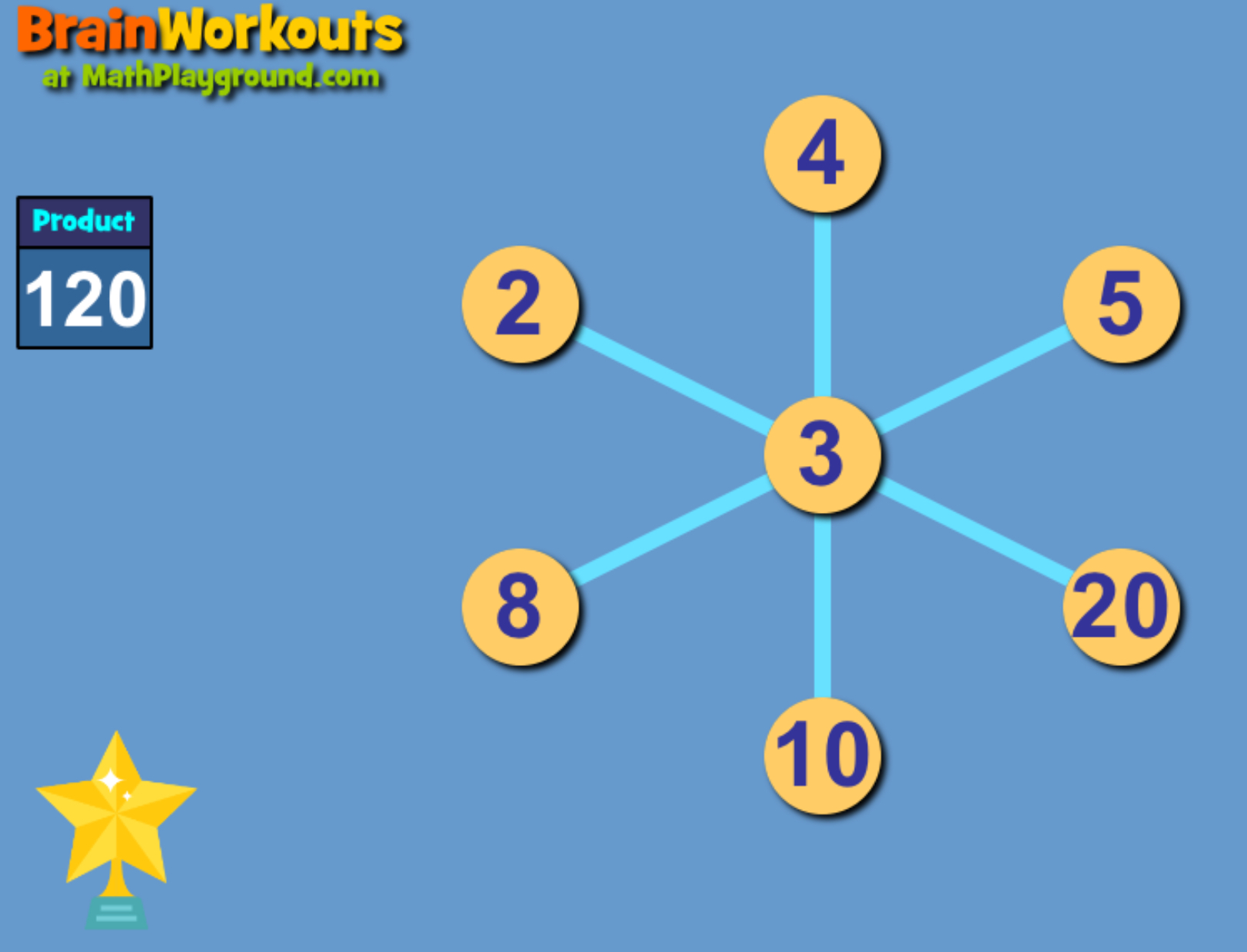 Product Brain Workout – MathPlayground – Maths Zone Cool Learning Games